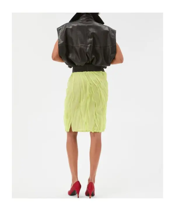 Versace Draped Pencil Skirt