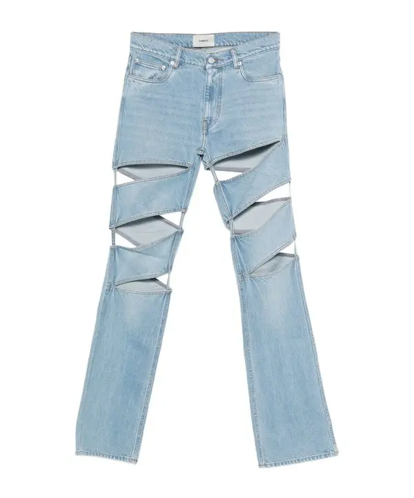 Coperni Cutout Belt Loop Jeans