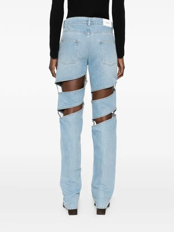 Coperni Cutout Belt Loop Jeans