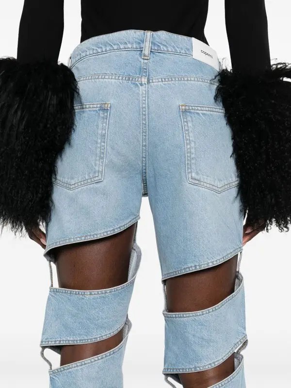 Coperni Cutout Belt Loop Jeans
