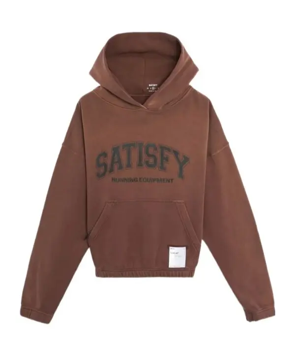 Satisfy Softcell Logo Hoodie - Brown