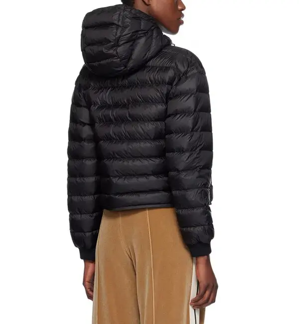 Palm Angels Logo Detailed Quilted Bomber Jacket
