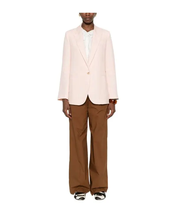 FORTE_FORTE Single-breasted Blazer - Pink