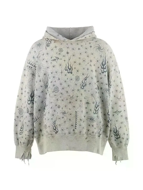 SAINT MXXXXXX Graphic Print Hoodie