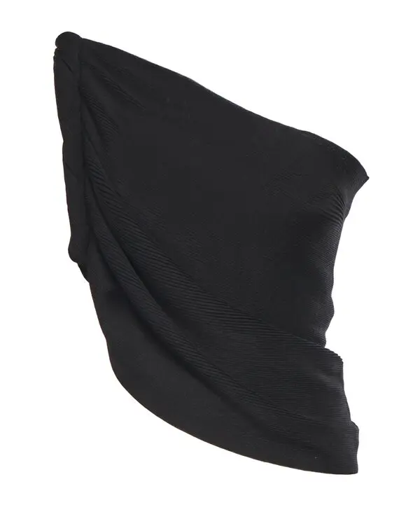 Alberta Ferretti One-shoulder Draped Top - Black