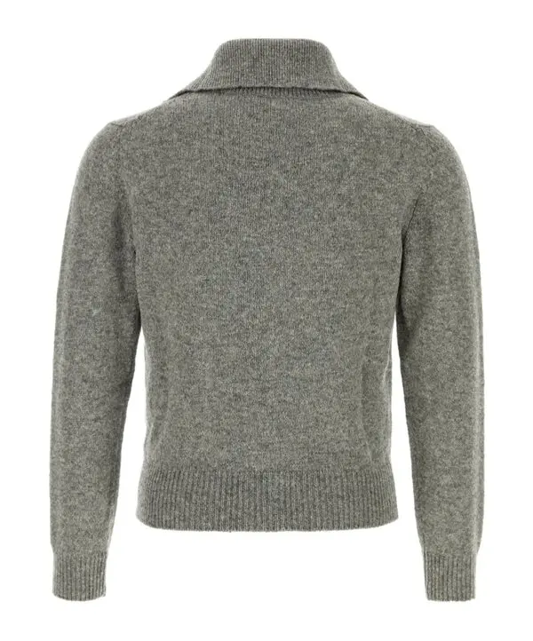 JIL SANDER Zip-up High Neck Cardigan