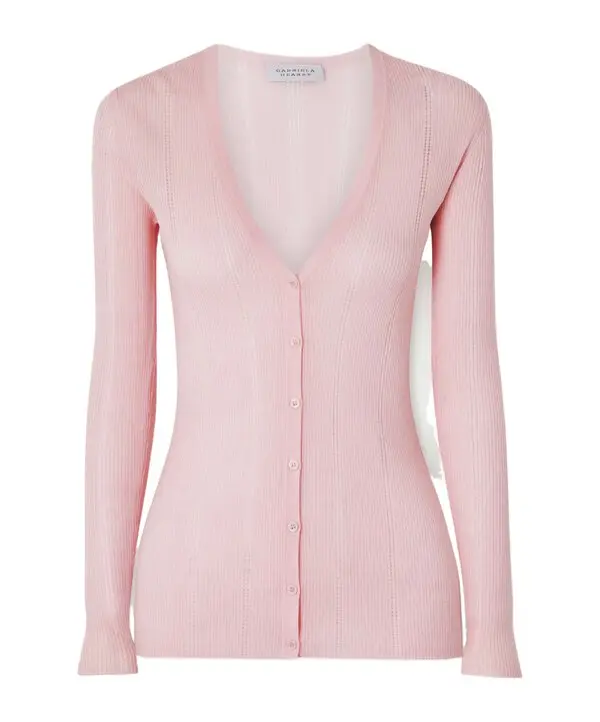 Gabriela Hearst Long-sleeved V-neck Cardigan