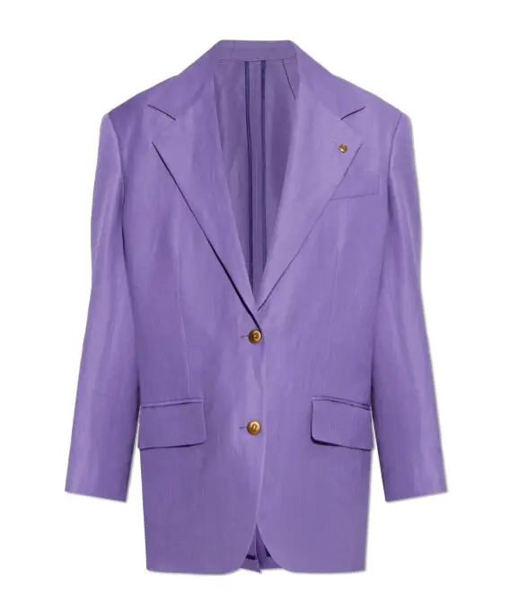 Versace Single-breasted Oversized Blazer - No