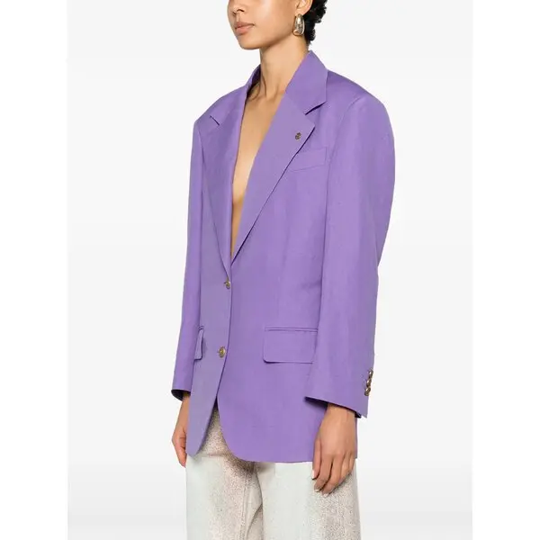 Versace Single-breasted Oversized Blazer - No