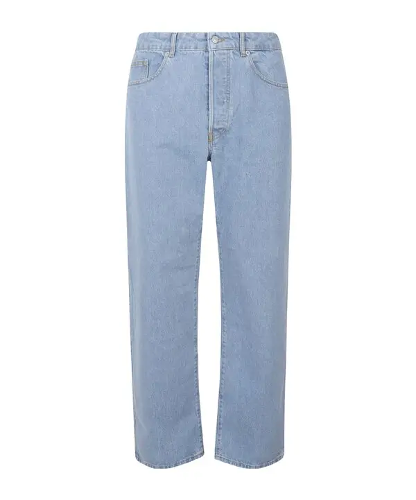 Dries Van Noten Belt Loop Jeans - Blue