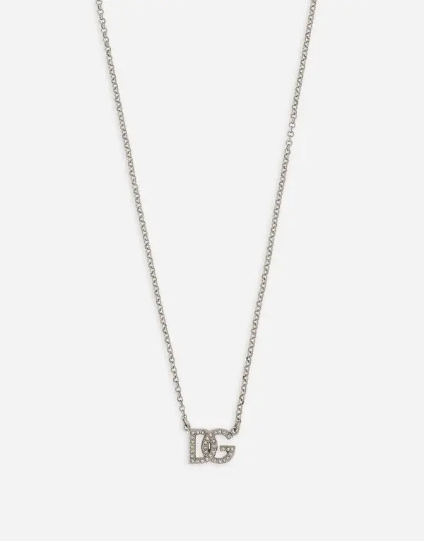 Dolce & Gabbana Logo-plaque Pendant Necklace
