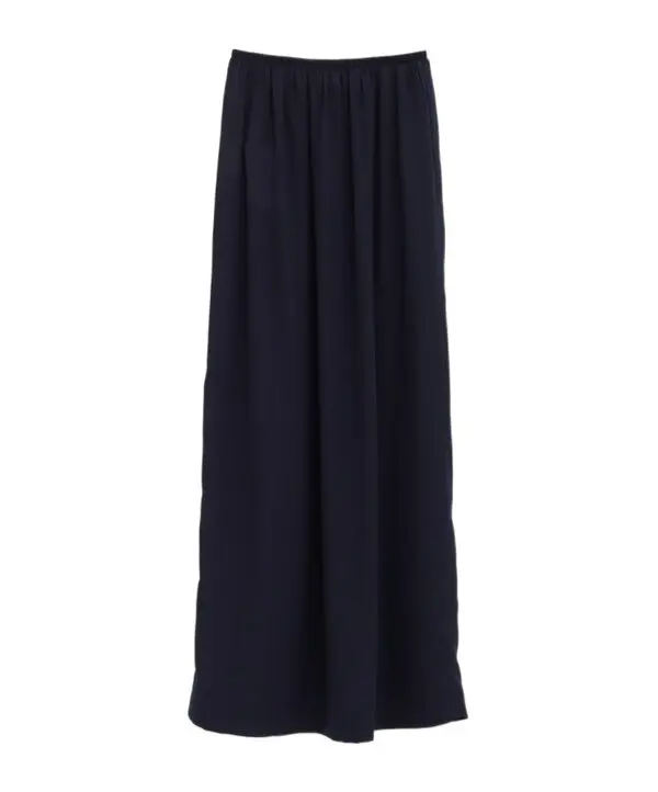 THE FRANKIE SHOP Elie Slit Maxi Skirt - Navy