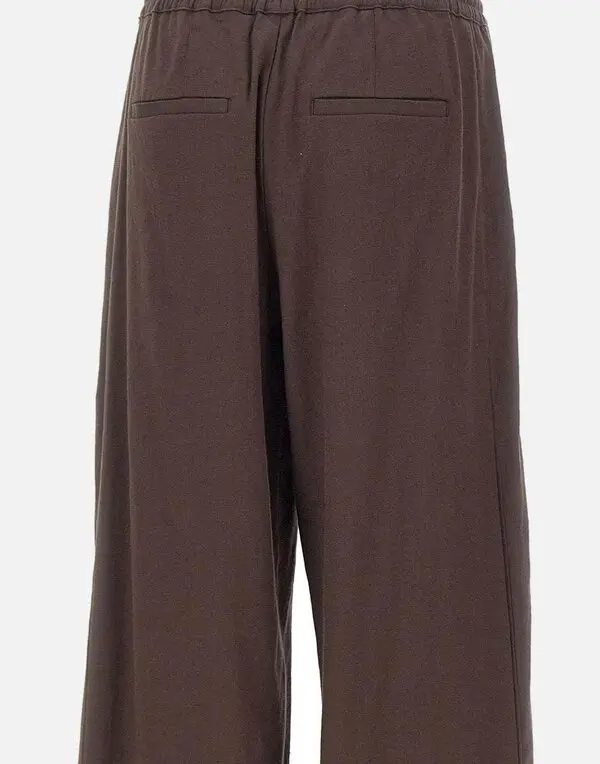 Vince Drawstring Wide-leg Pants