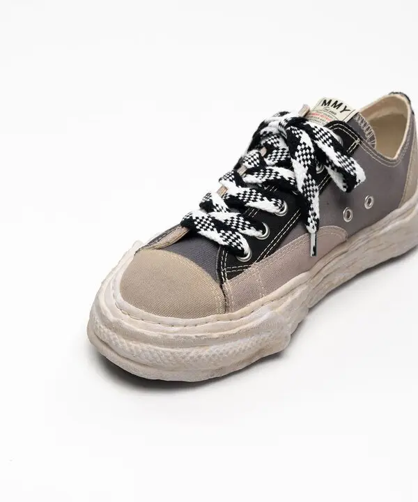 Mihara Yasuhiro Distressed Lace-up Low Top Casuals