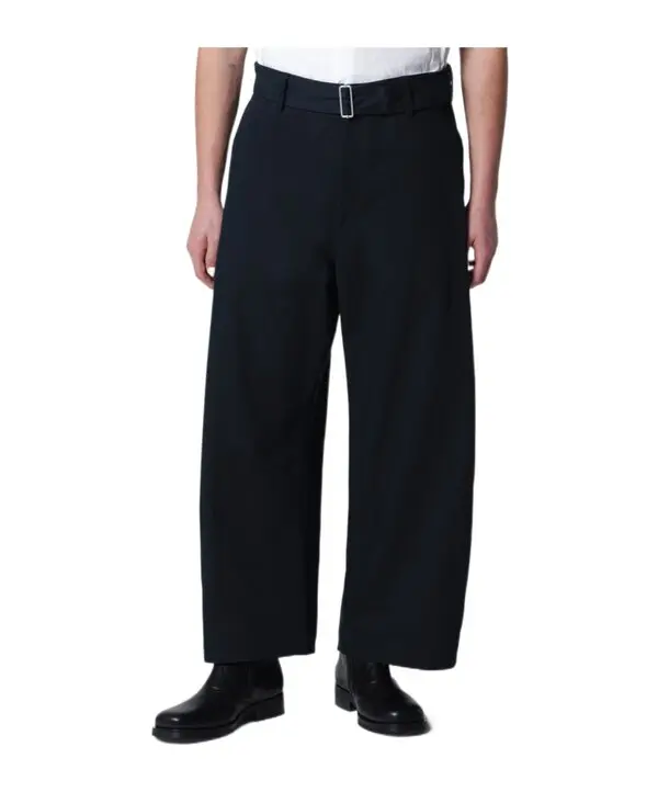Studio Nicholson Belted Wide Leg Trousers