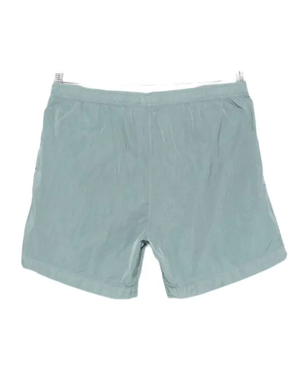 C.P. COMPANY Logo Patch Swim Shorts - Green