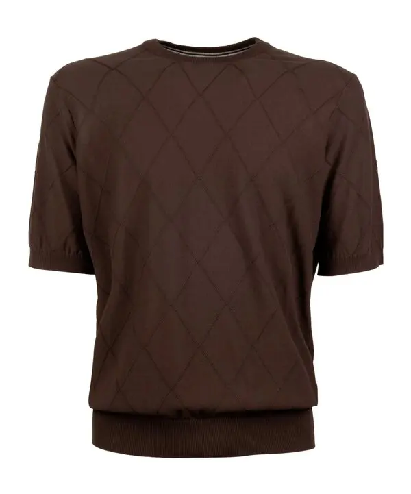 Peserico Argyle Short-sleeve T-shirt