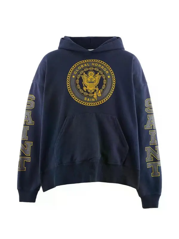 SAINT MXXXXXX Graphic Print Hoodie