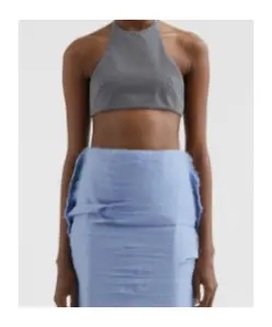 JIL SANDER Poplin Halter Top - Yin
