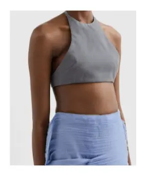 JIL SANDER Poplin Halter Top - Yin
