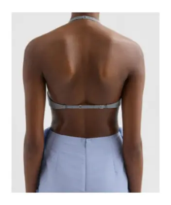 JIL SANDER Poplin Halter Top - Yin