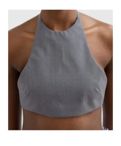 JIL SANDER Poplin Halter Top - Yin