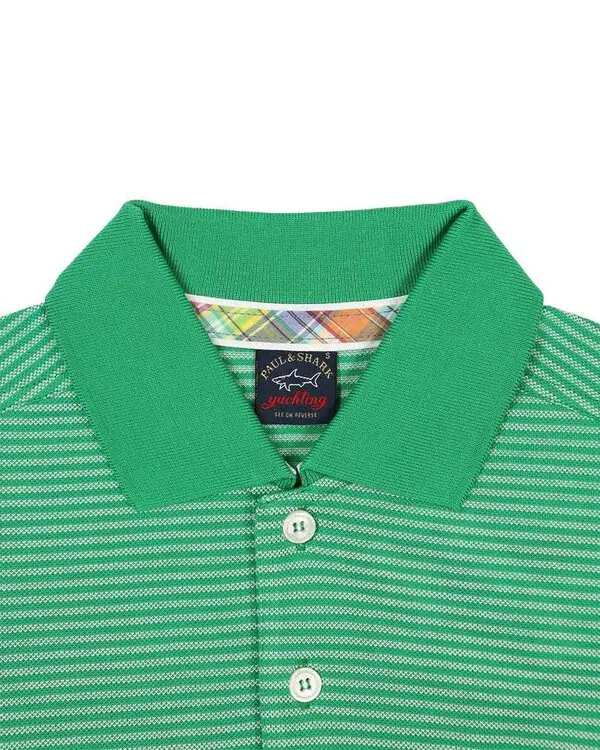 PAUL  SHARK Logo Embroidered Polo Shirt