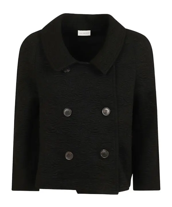 Dries Van Noten Textured Double-breasted Jacket - No