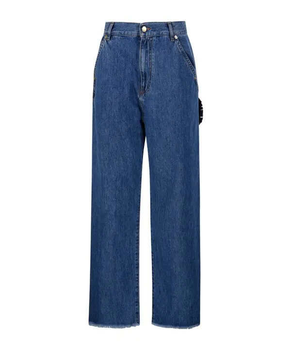 DARKPARK Sienna Frayed-hem Jeans - Blue