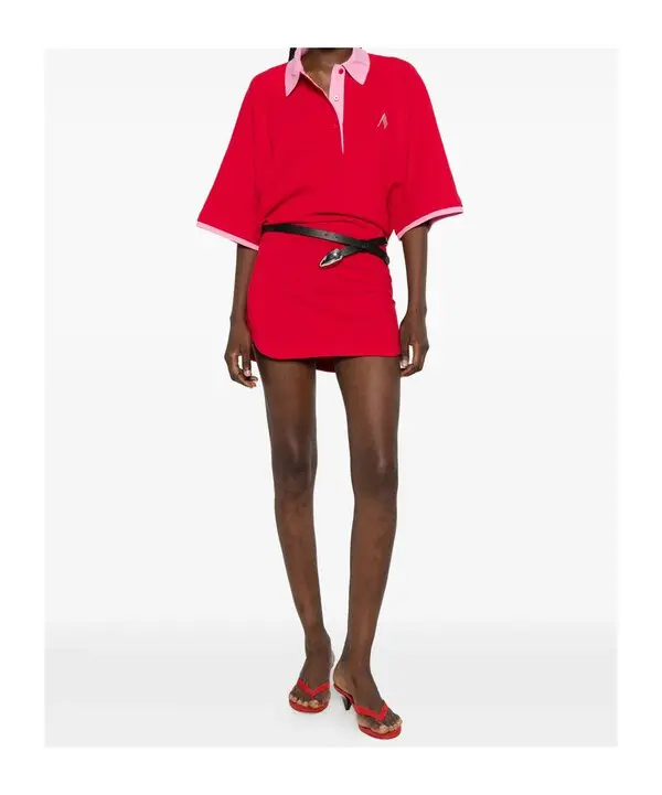 Attico The Il Primo Bagno Polo Mini Dress