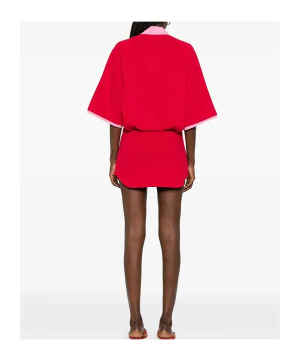 Attico The Il Primo Bagno Polo Mini Dress