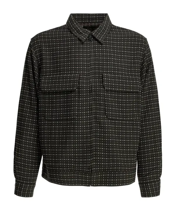 Needles Dobby Square Lightweight Zip Jacket
