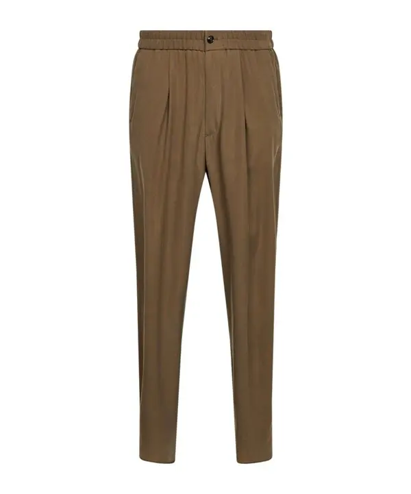 Giorgio Armani Pleated Tapered Trousers