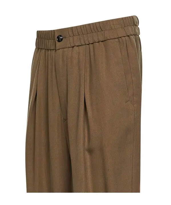 Giorgio Armani Pleated Tapered Trousers
