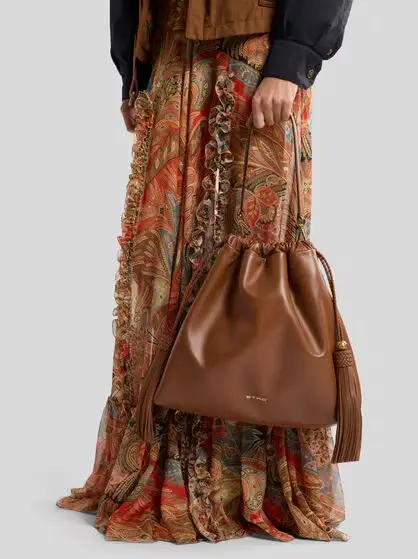 Etro Kalispera Tassel Shoulder Bag