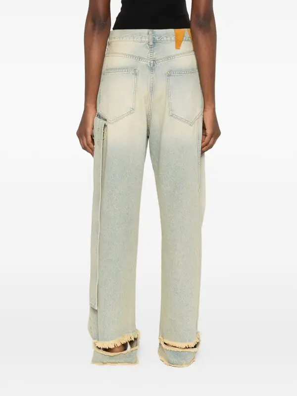 DARKPARK Lisa Fringed Straight-leg Jeans