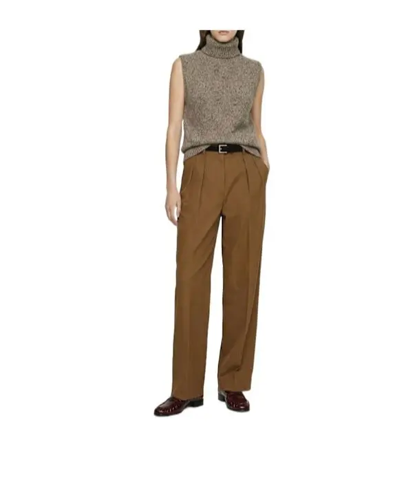 THE ROW Cashmere Turtleneck Vest - Gray