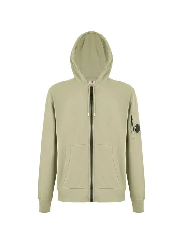 C.P. COMPANY Zip-up Hoodie - Nude