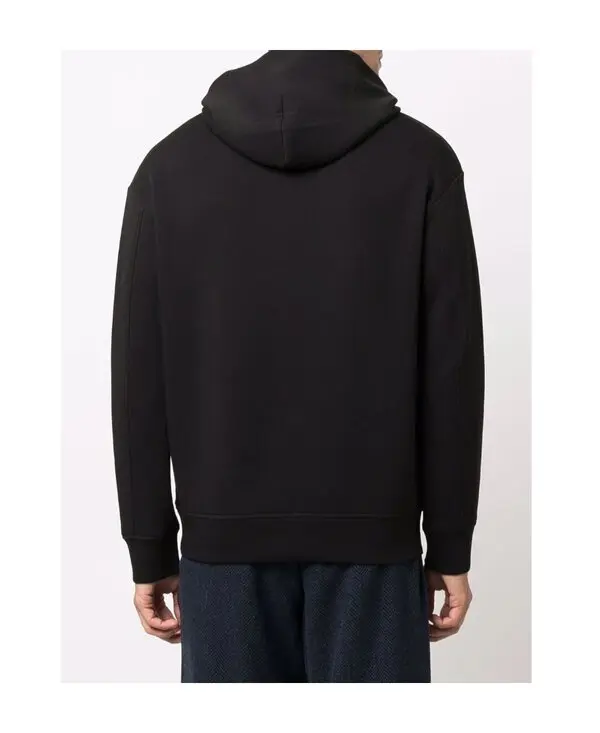 Emporio Armani Logo Patch Detail Hoodie