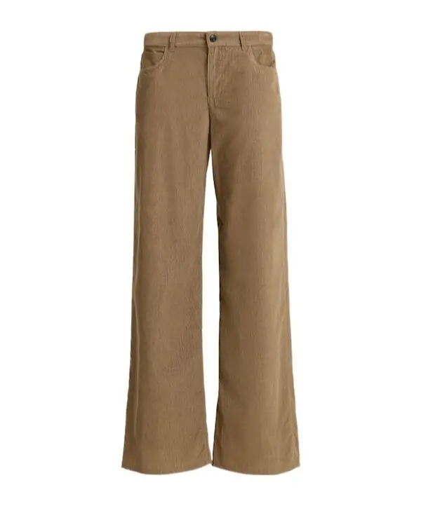 THE ROW Eglitta Corduroy Wide-leg Pants - Green