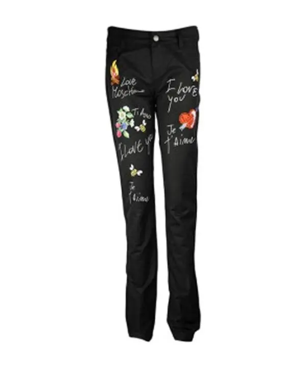 Moschino Printed Jeans