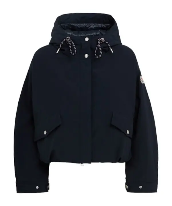 Moncler Eucalyptus Nylon Hooded Down Jacket - No