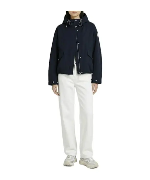 Moncler Eucalyptus Nylon Hooded Down Jacket - No