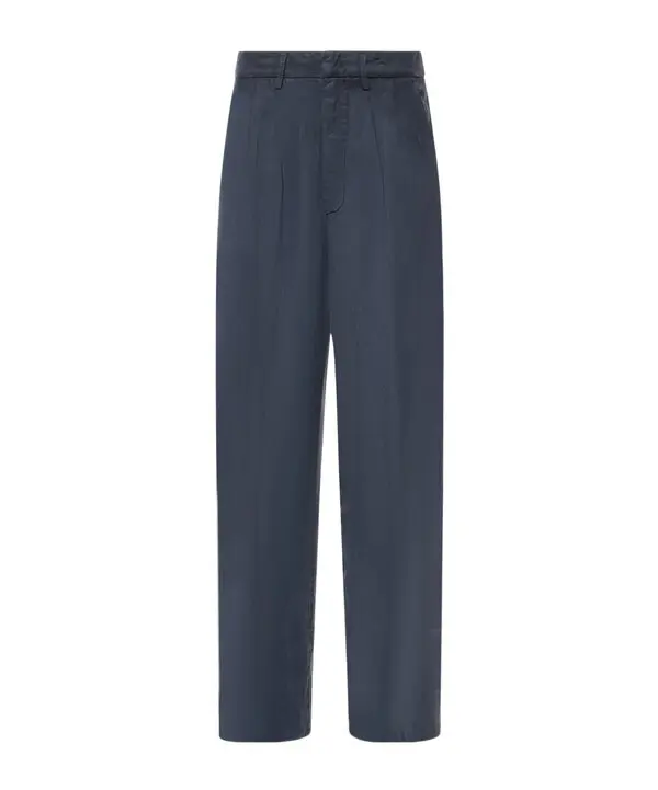 DONDUP Pleated Wide-leg Pants - Black