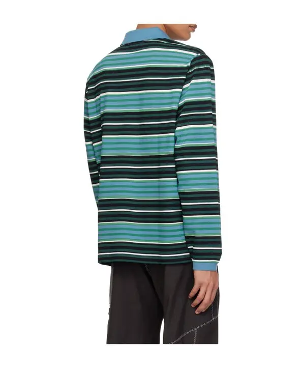 CRAIG GREEN X Fred Perry Collaboration Printed Long-sleeve Polo Shirt
