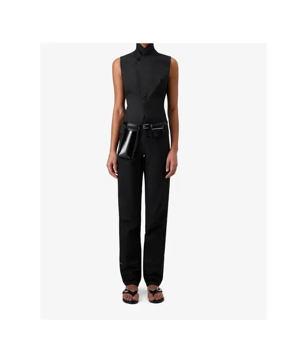 Coperni Pocket Straight Leg Pants - Black