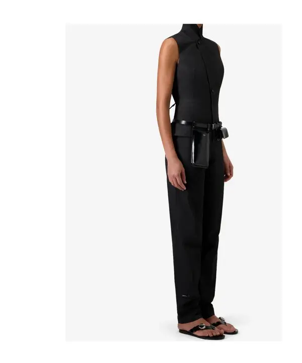 Coperni Pocket Straight Leg Pants - Black