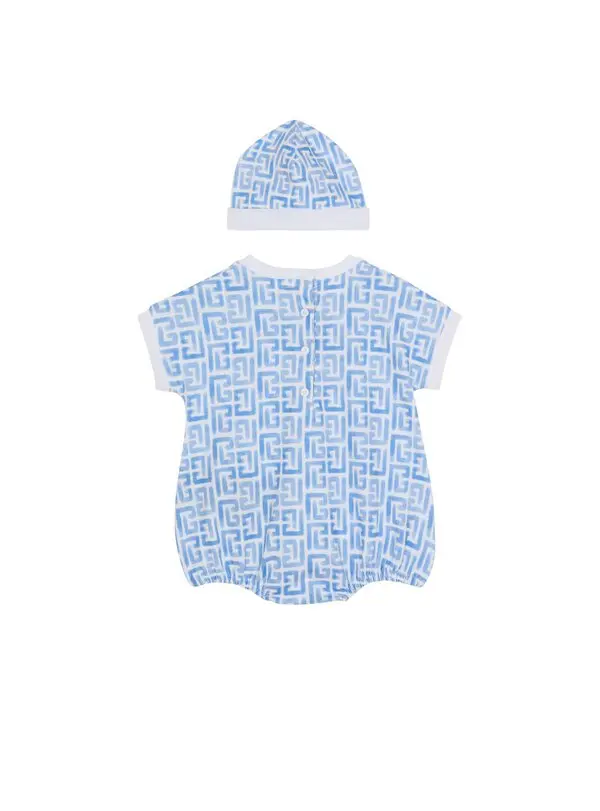 Balmain Monogram Three-piece Set