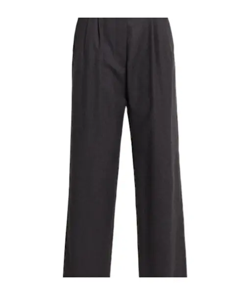 BLAZÉ MILANO Fox Wool Straight Pants - Black