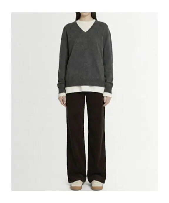 THE ROW Eglitta Wide Leg Corduroy Cotton Pants